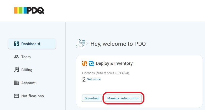 Renewing Your Subscription – PDQ Deploy & Inventory Help Center
