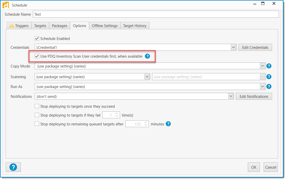 Adding And Using Multiple Credentials In Pdq Deploy And Inventory Pdq Deploy And Inventory Help Center