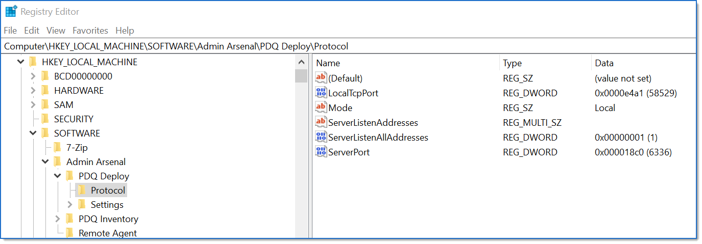 Changing the Central Server Ports via the Registry – Support