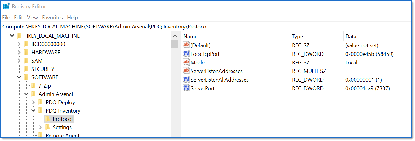 Changing the Central Server Ports via the Registry – Support