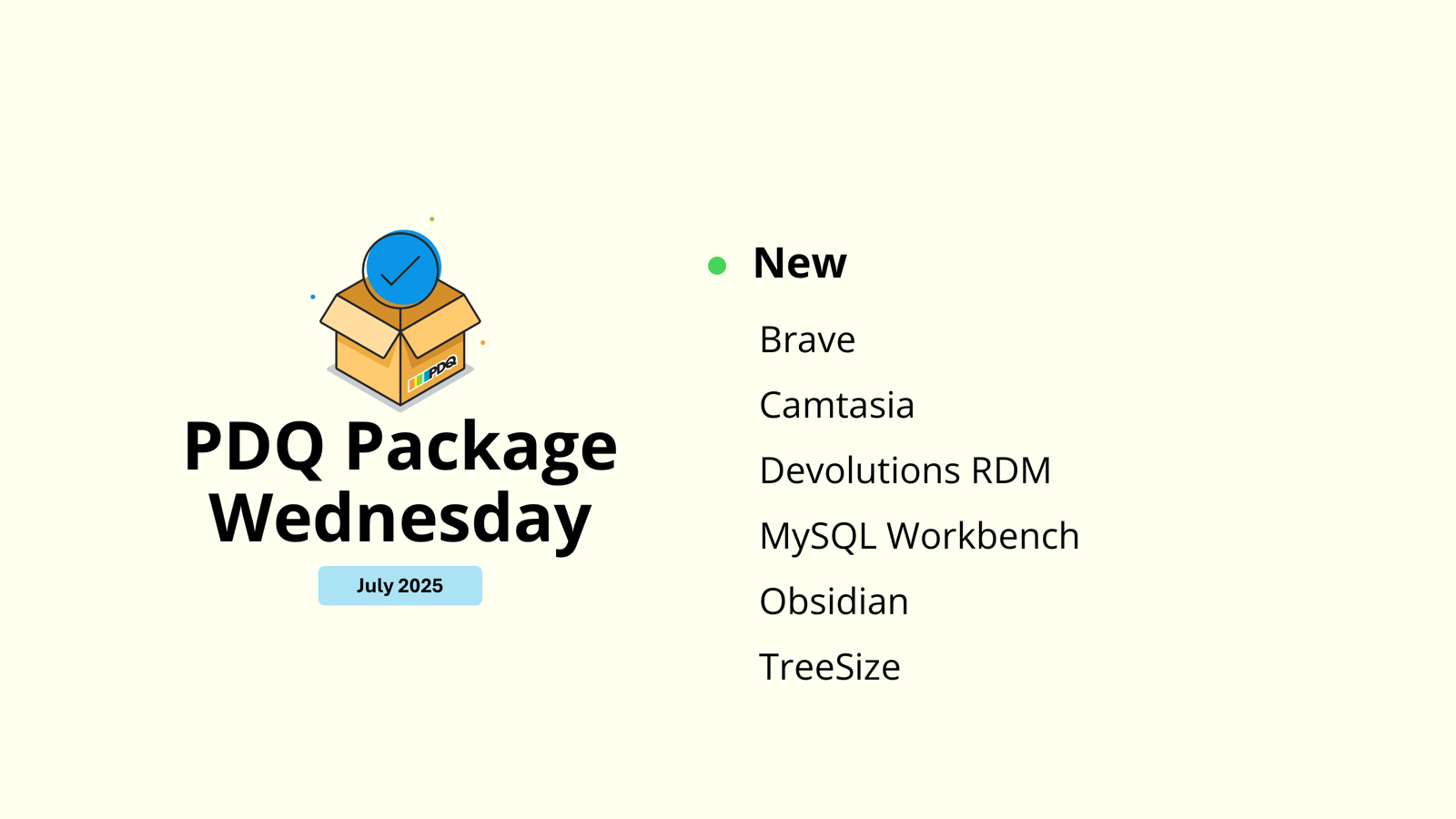 PDQ Package Library Changelog – PDQ Deploy & Inventory Help Center